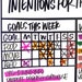 Intentions for the Week Printable PDF Digital Download - Etsy