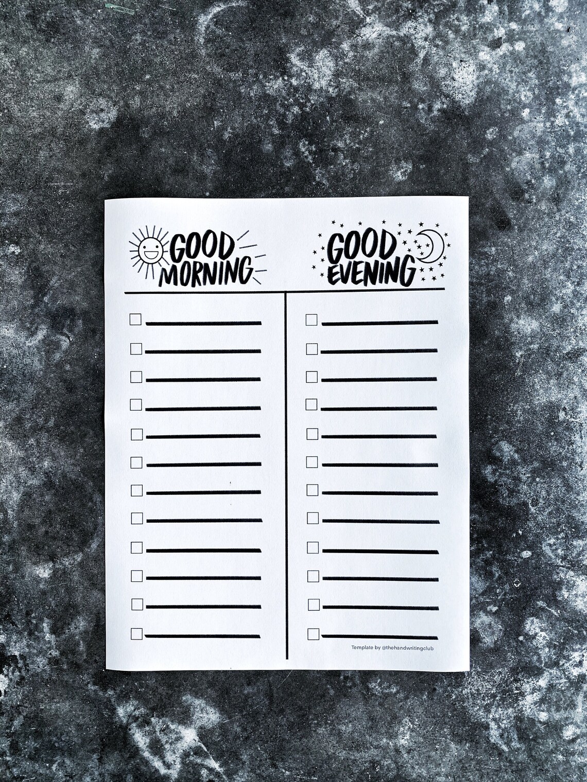 Morning Evening Routine Printable PDF Digital Download - Etsy