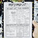Party Planning List Printable PDF Digital Download - Etsy