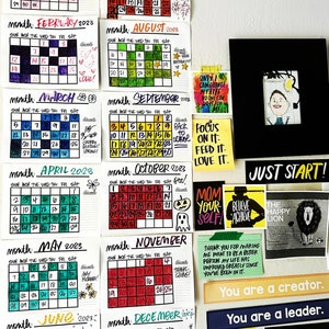 Time Management Calendar Pack PDF Digital Download - Etsy