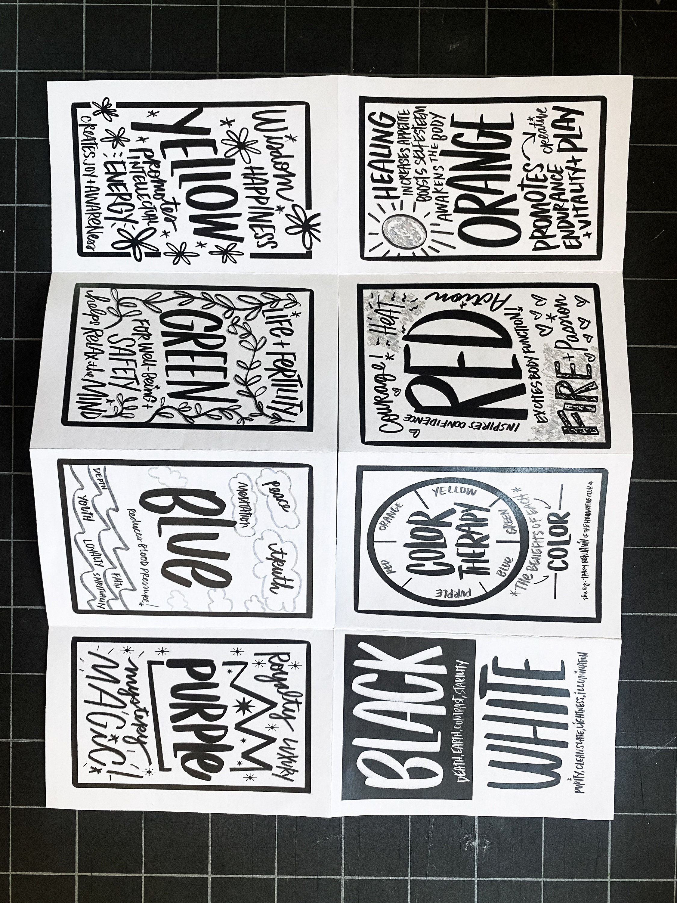 Color Therapy Zine - Etsy