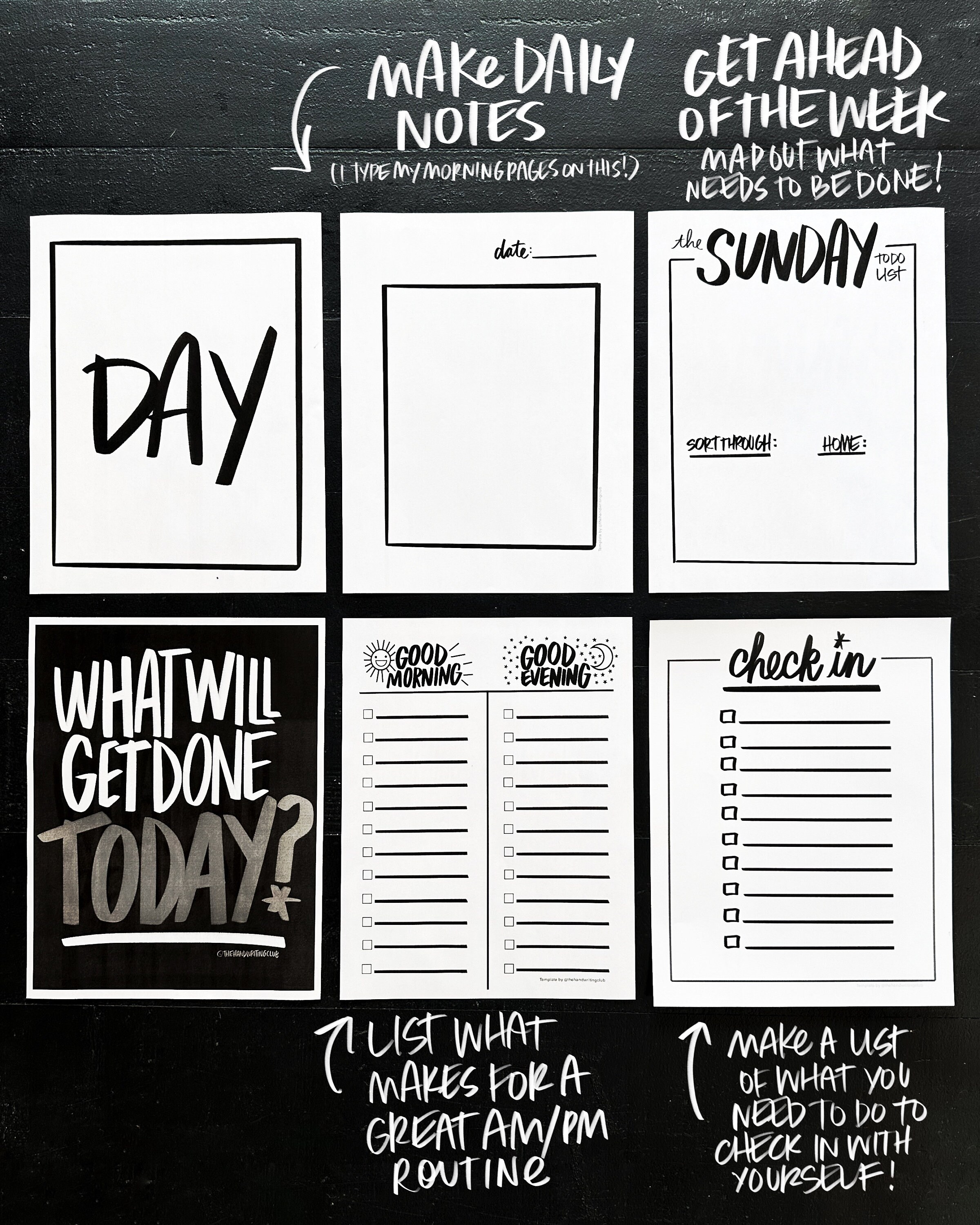 Time Management Calendar Pack PDF Digital Download - Etsy
