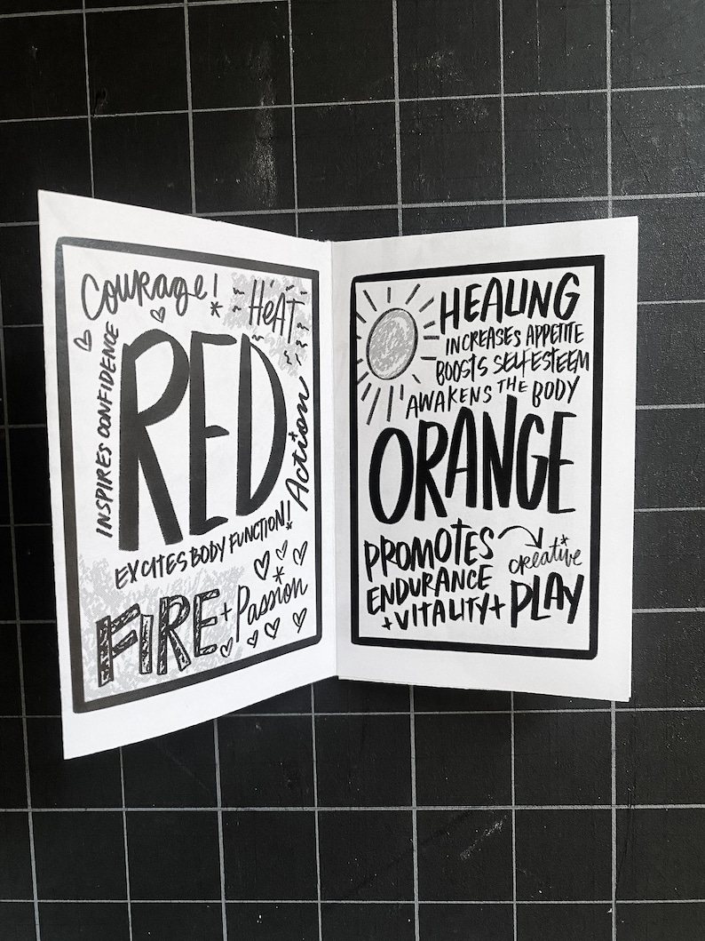Color Therapy Zine - Etsy