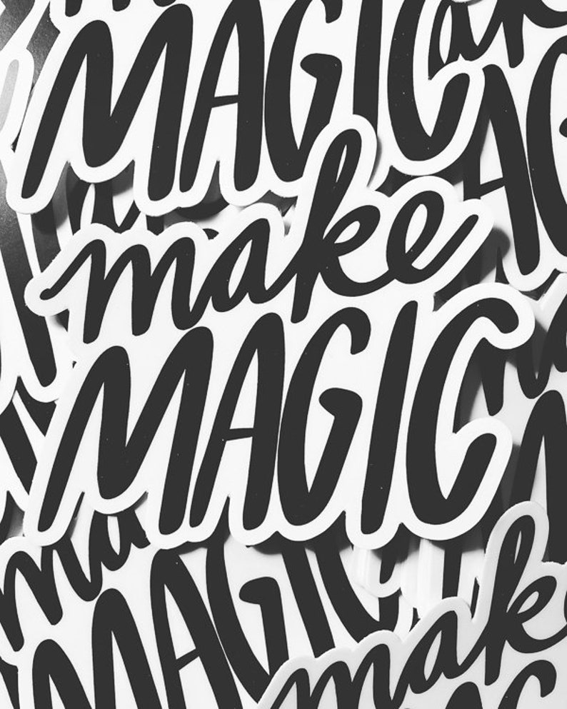 Make Magic Sticker - Etsy