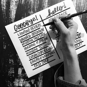 Goodbye Hello List Printable PDF Digital Download - Etsy