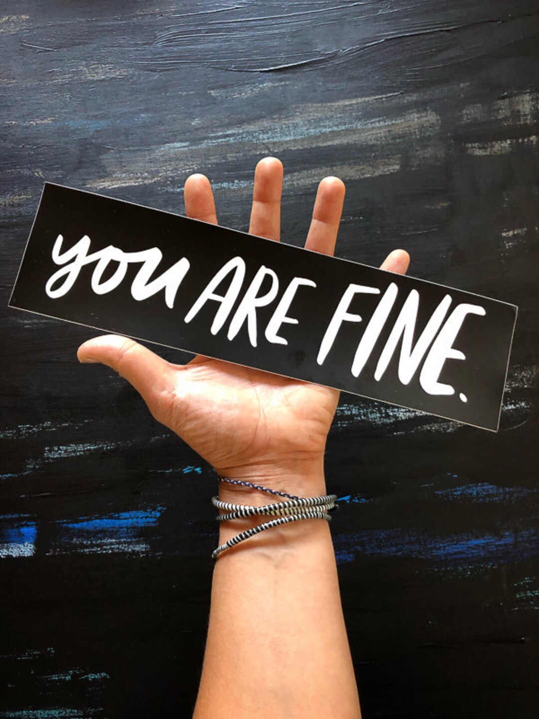 YOU ARE FINE Bumper Sticker - Etsy