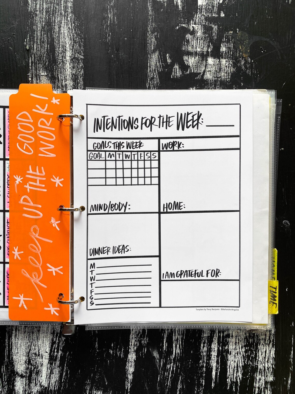 Intentions for the Week Printable PDF Digital Download - Etsy