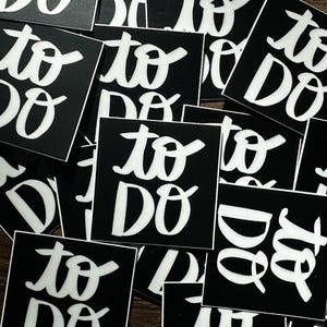 TO DO Sticker - Etsy