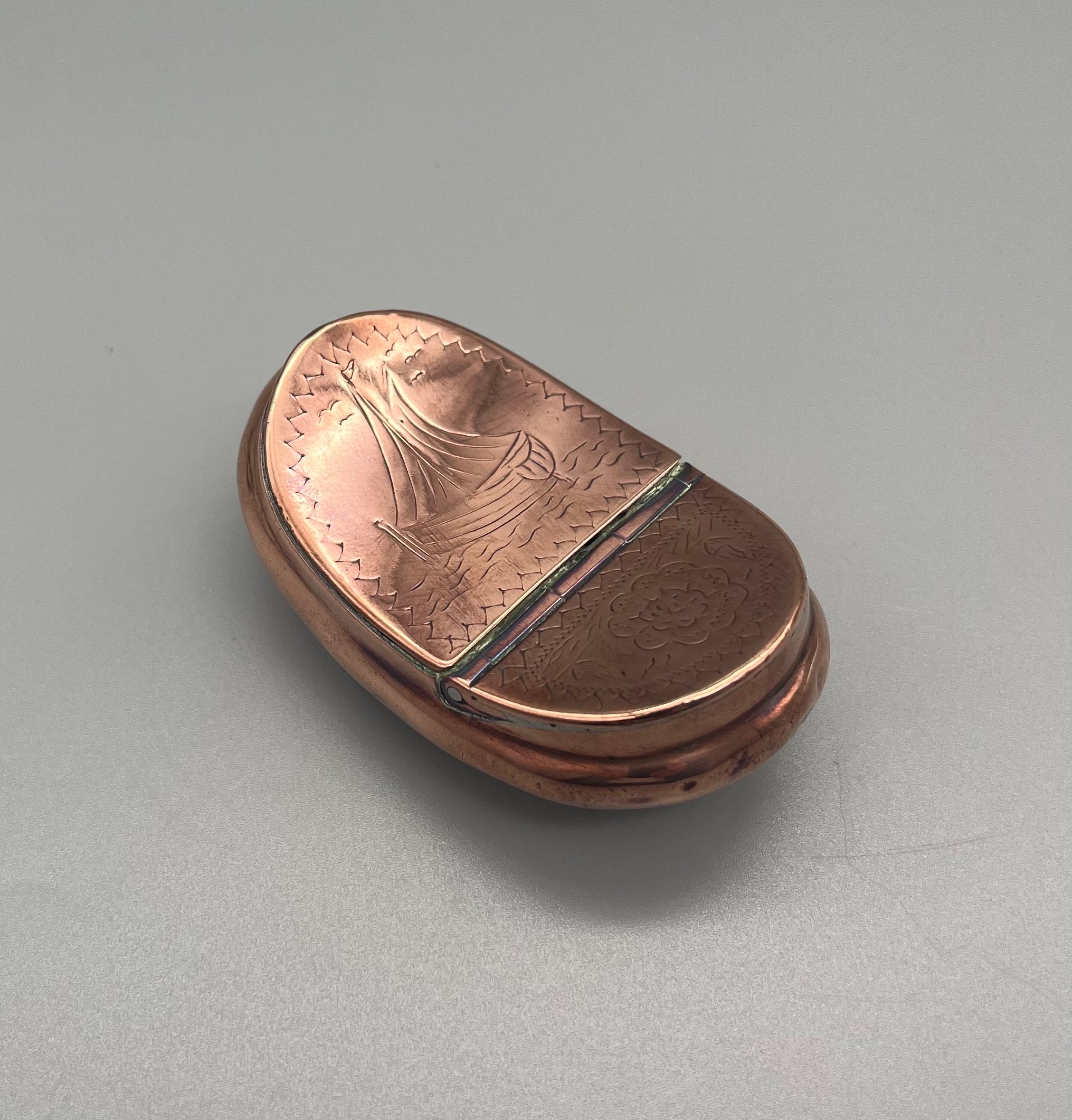 Copper Snuff Can