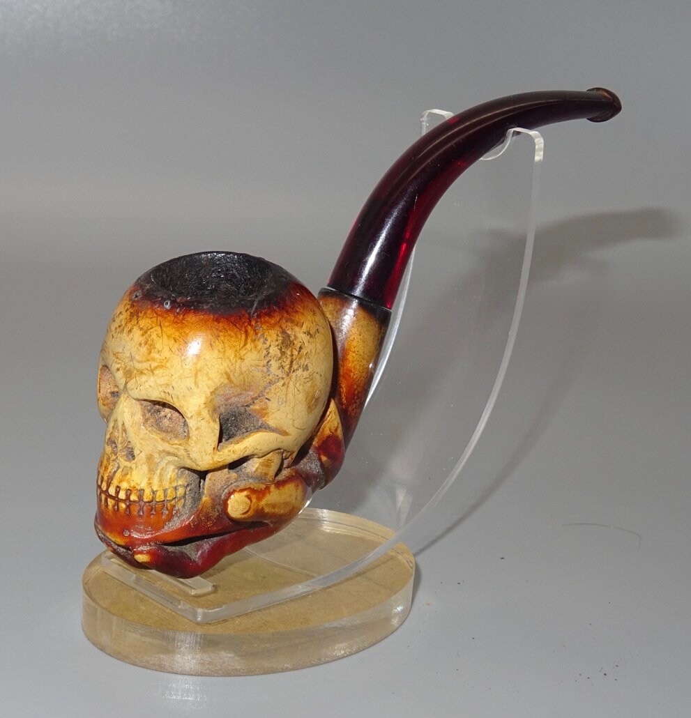 Meerschaum Pipe Skull