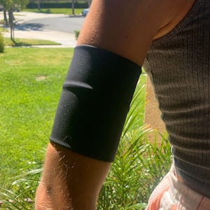 MIDNIGHT NEOPRENE SENSOR Arm Band Cover - Dexcom, Omnipod, Libre - Etsy