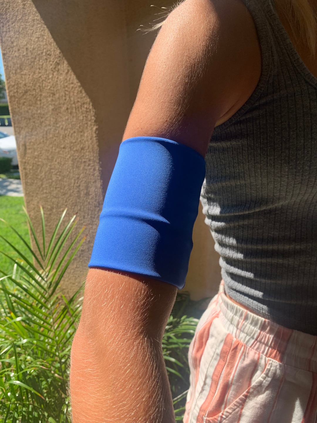 OCEAN BLUE NEOPRENE Sensor Arm Band Cover Dexcom, Omnipod, Libre - Etsy
