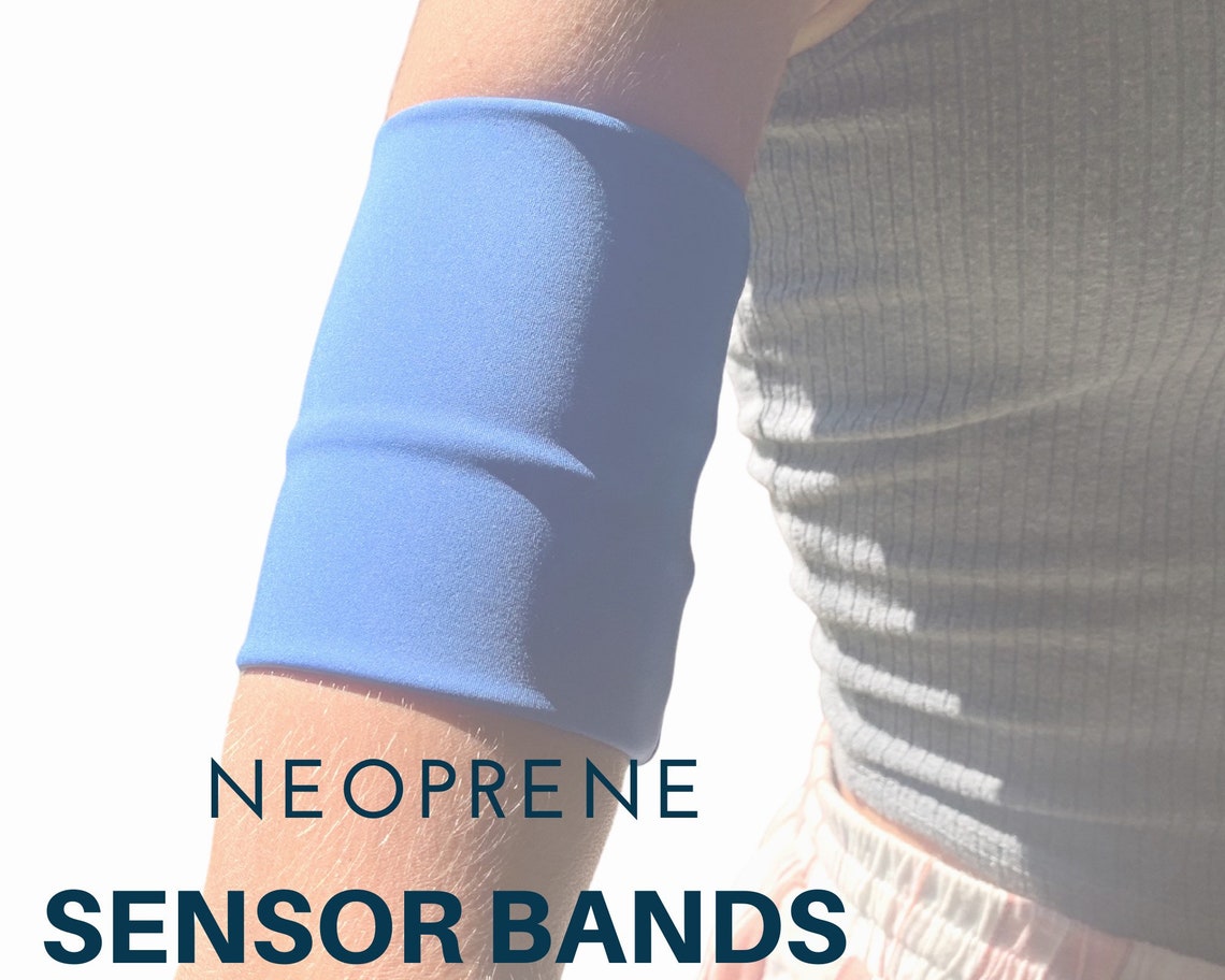 Midnight Neoprene Sensor Arm Band Cover Dexcom Omnipod Etsy