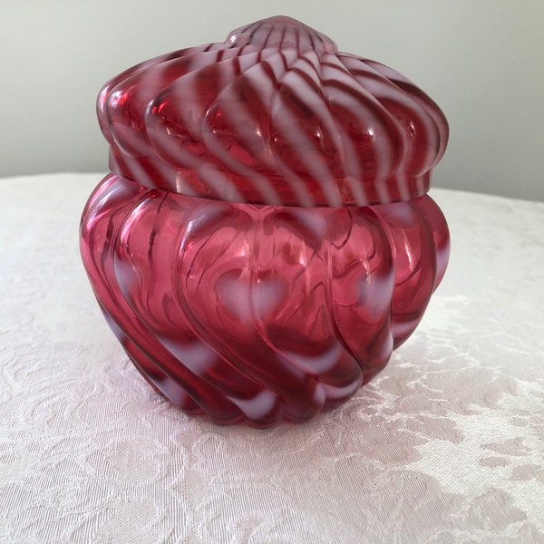 Fenton Glass Box With Lid - Etsy