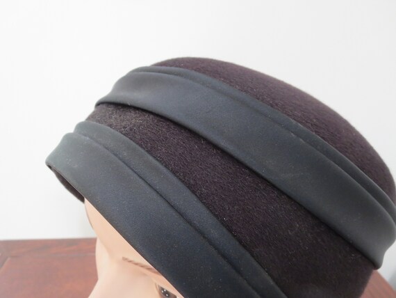 Vintage Kutz Nannette Chapeau 100% Wool Hat, Starfire… - Gem