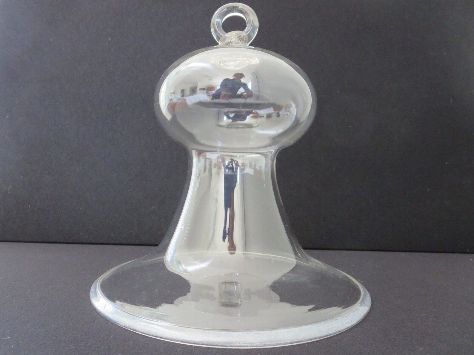 Antique Large Clear Glass Victorian Smoke Bell Smoke Bell | Etsy