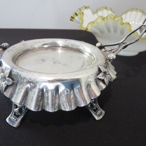 Antique Simpson Hall Miller & Co Silver Plate Bride's Basket, Yellow ...
