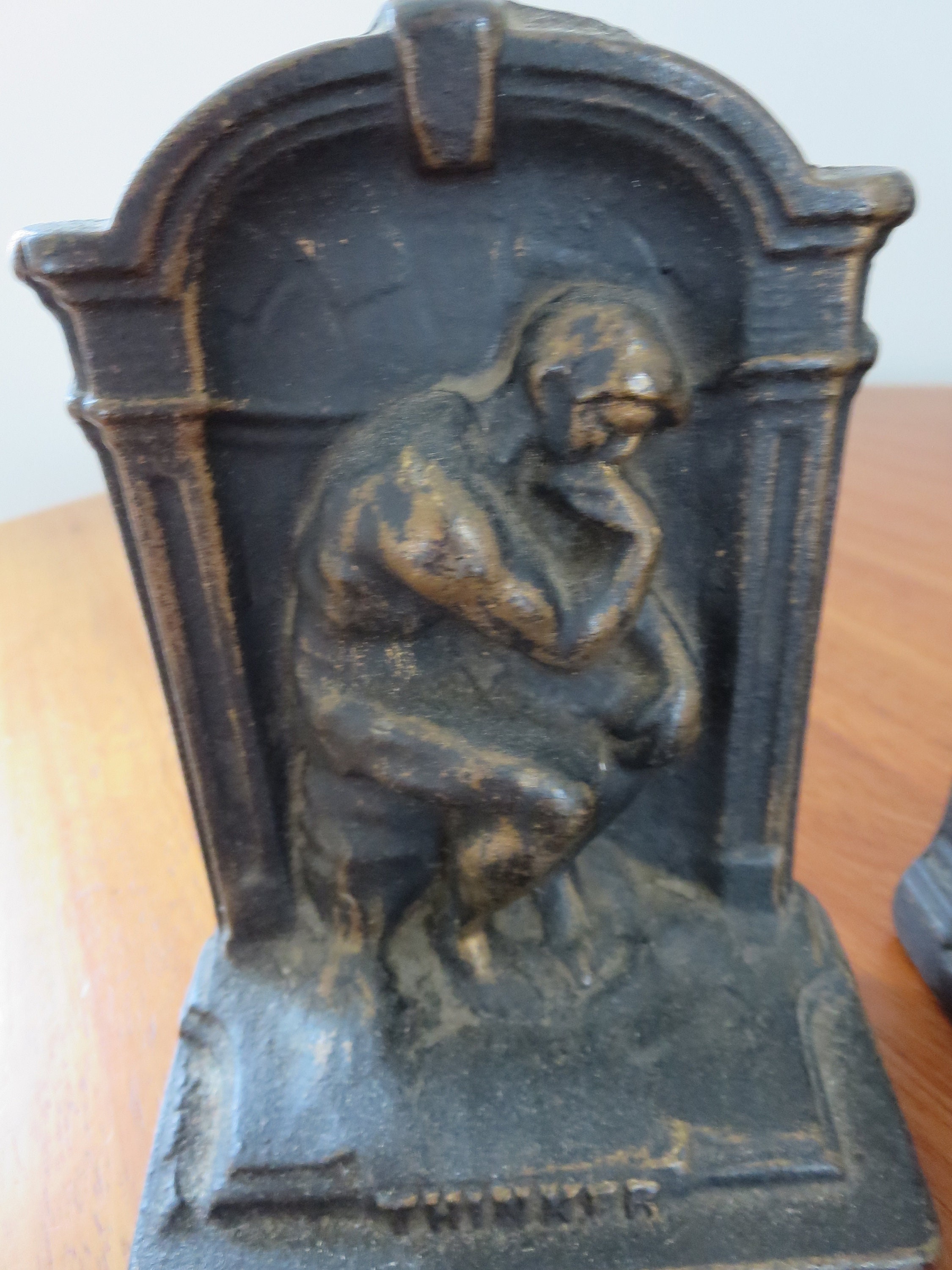 Art & Collectibles Figurines & Knick Knacks Antique Copper The Thinker ...