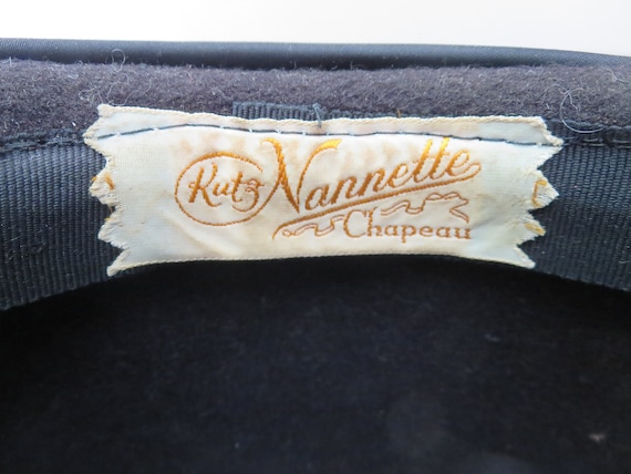 Vintage Kutz Nannette Chapeau 100% Wool Hat, Starfire… - Gem
