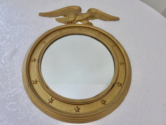 Vintage EMIG Gold Cast Metal Eagle Mirror EMIG 1320 12 Star | Etsy