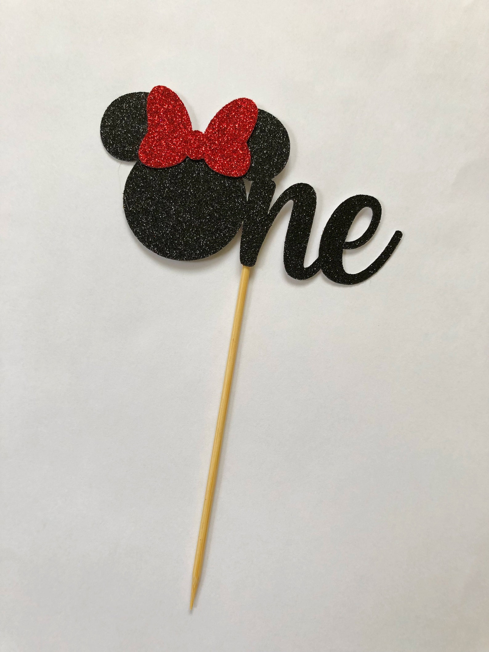 One Minnie Mouse Cake Topper Minnie Mouse Cake Topper First | Etsy