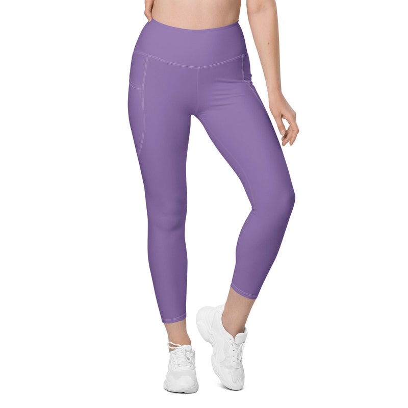Purple Leggings - Etsy