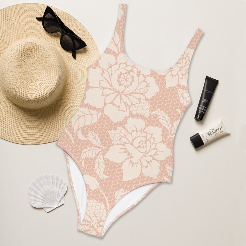 Lace Swimsuit - Etsy