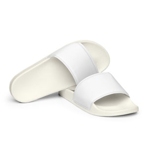 Women White Slides - White Pool Slides - White Beach Slides - White ...