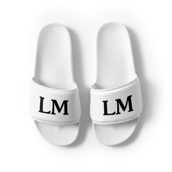 Monogrammed Slides - Etsy
