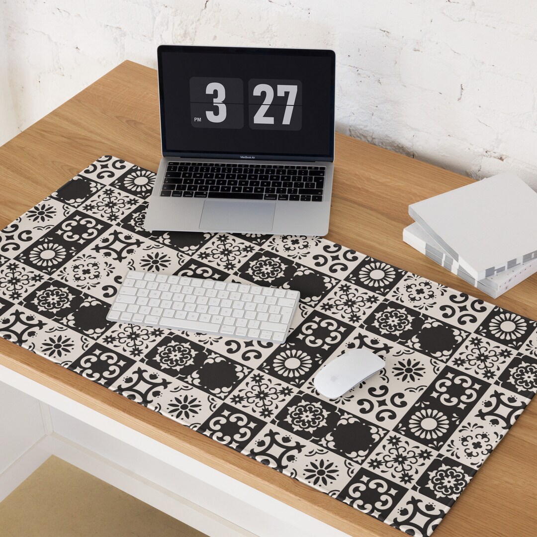 MEXICO TILE MOUSEPAD Grey Mexican Tile Print Gaming Mouse - Etsy