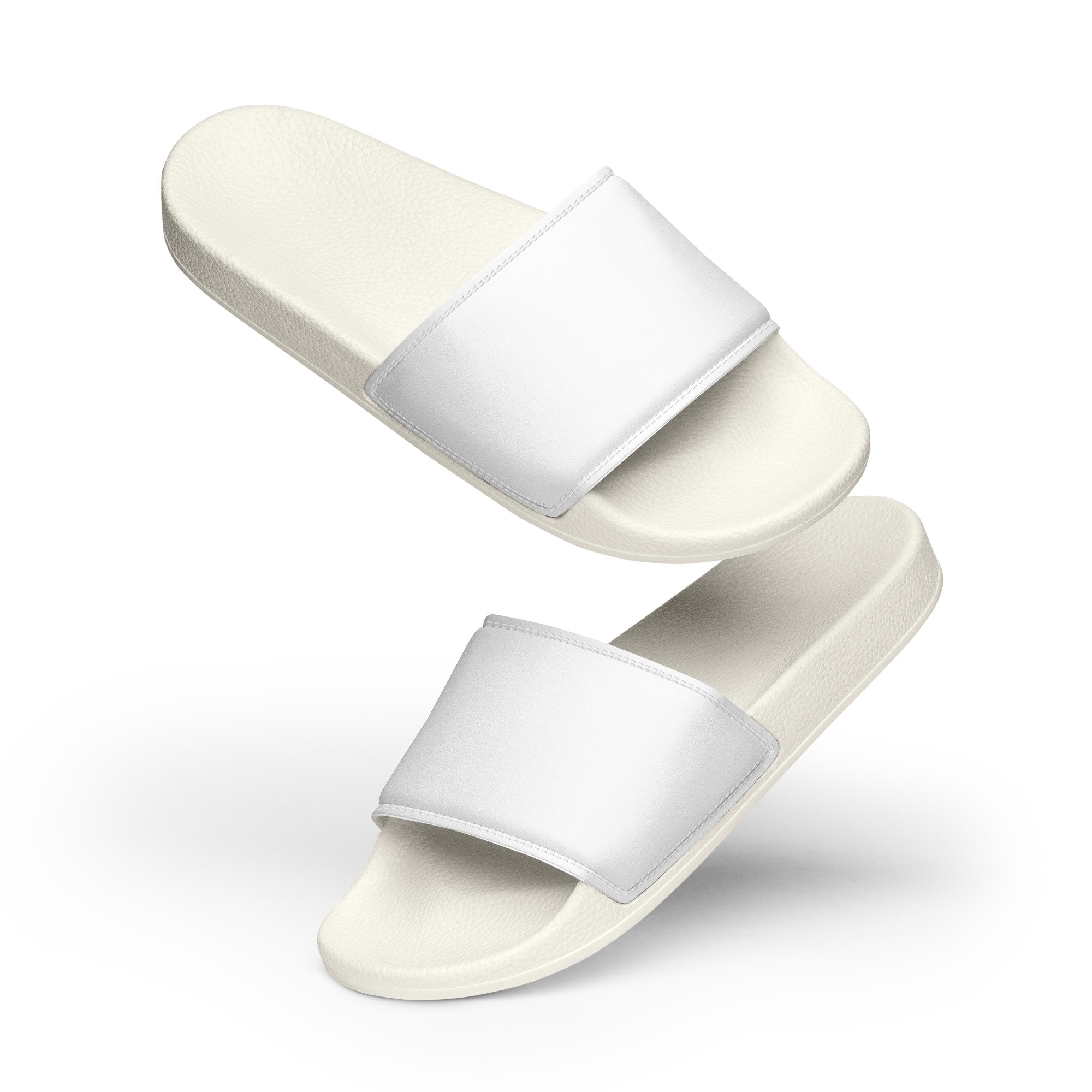 Women White Slides - White Pool Slides - White Beach Slides - White ...