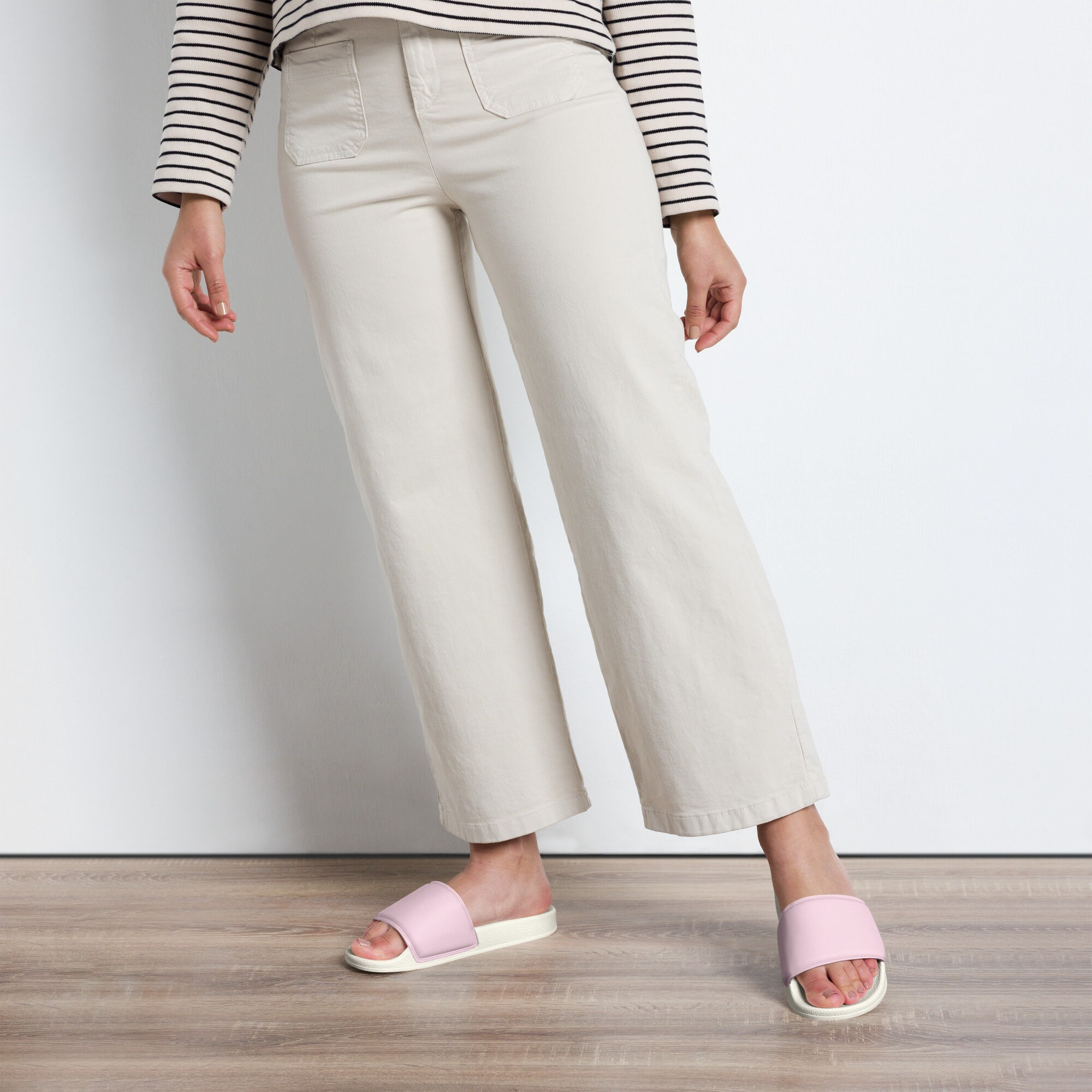 Light Pink Slides Pastel Slides Pastel Pink Slides Pastel Pool Shoes ...