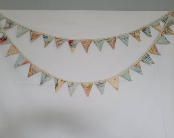 World Map Bunting | Etsy UK