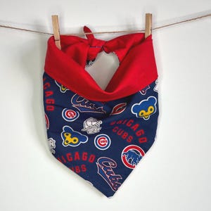 Chicago Cubs Mascot Bandana for Dog // Cat // Puppy // Cubby Bear ...