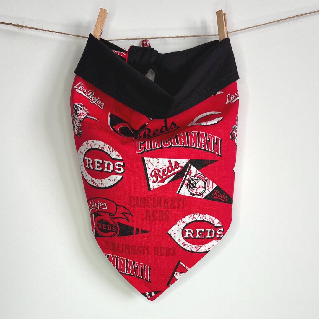 Cincinnati Reds Tie on Bandana for Dog // Cat // Puppy // Handmade Gift ...