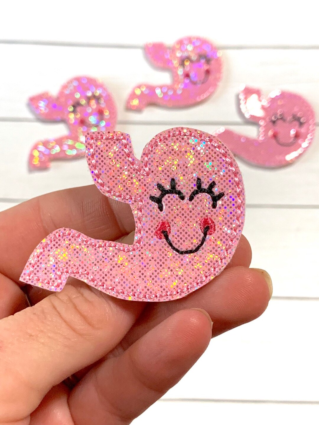 Stomach Feltie, Happy Stomach Feltie Embellishment, Medical Feltie, RN ...