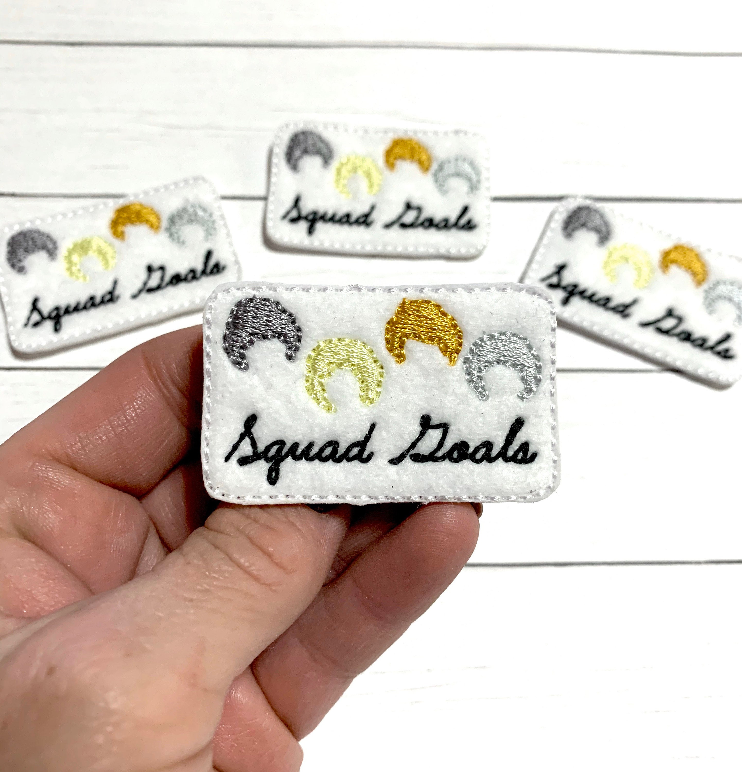 Girls Squad Goals Feltie Golden Squad Goals Feltie - Etsy