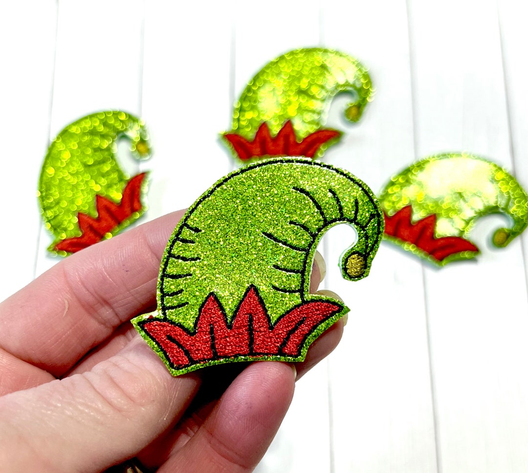 Elf Hat Feltie, Cute Elf Feltie Embellishment, Christmas Felties ...