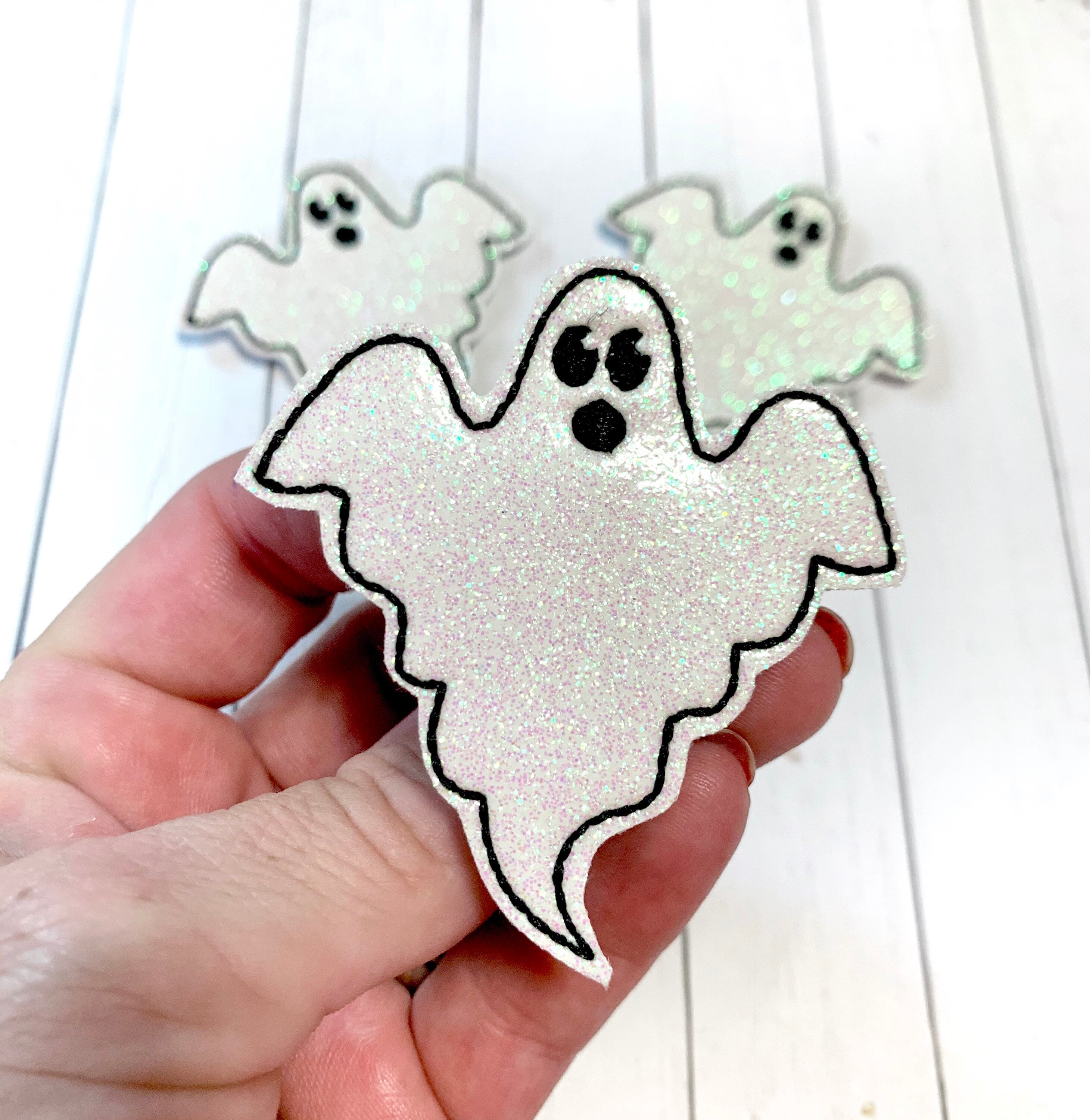 Glow in the Dark White Ghost Felties Ghost Feltie - Etsy UK