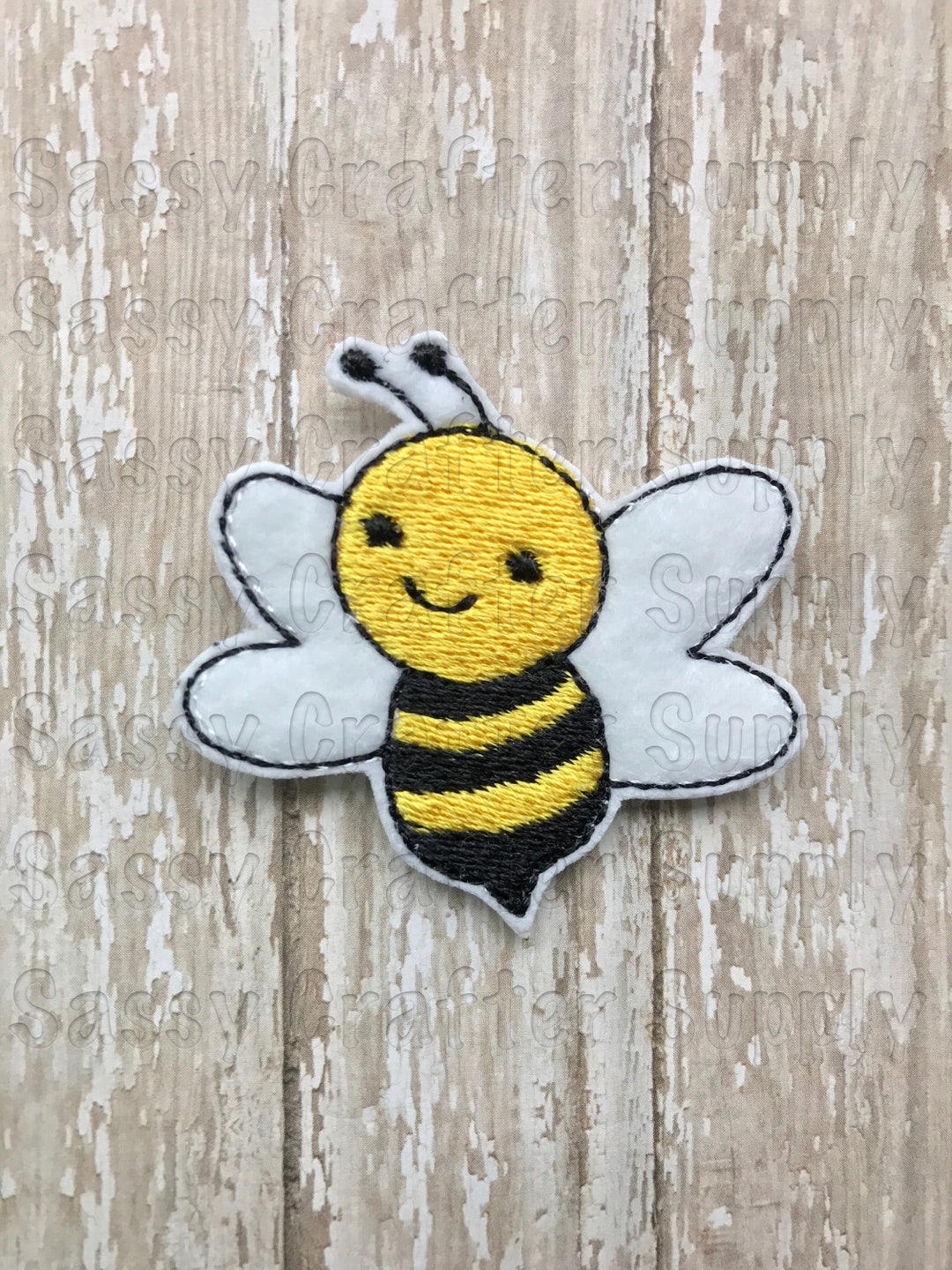 Bee Feltie, Bumble Bee Feltie Embellishment, Bee Feltie, Insect Feltie ...