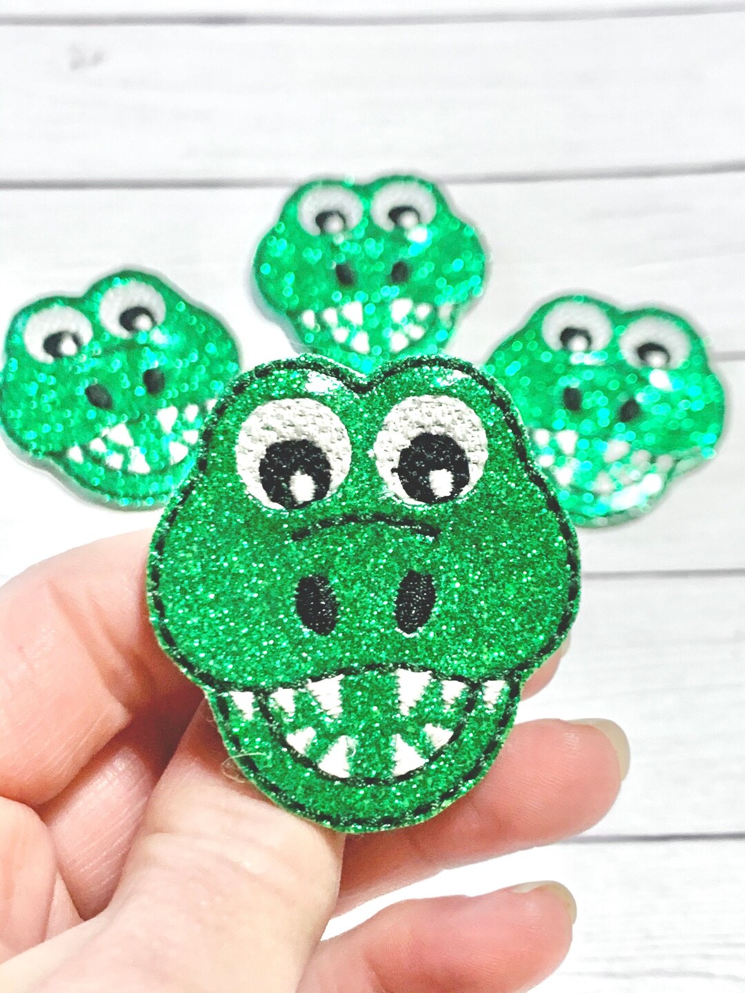 Alligator Feltie, Gator Feltie Embellishment, Reptile Feltie, Animal ...