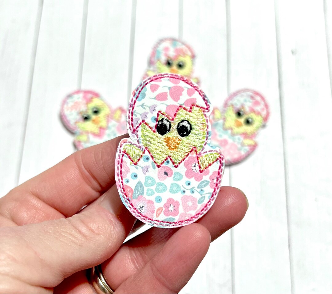 Easter Chick Feltie, Cute Chickee Feltie Embellishment, Baby Chick ...