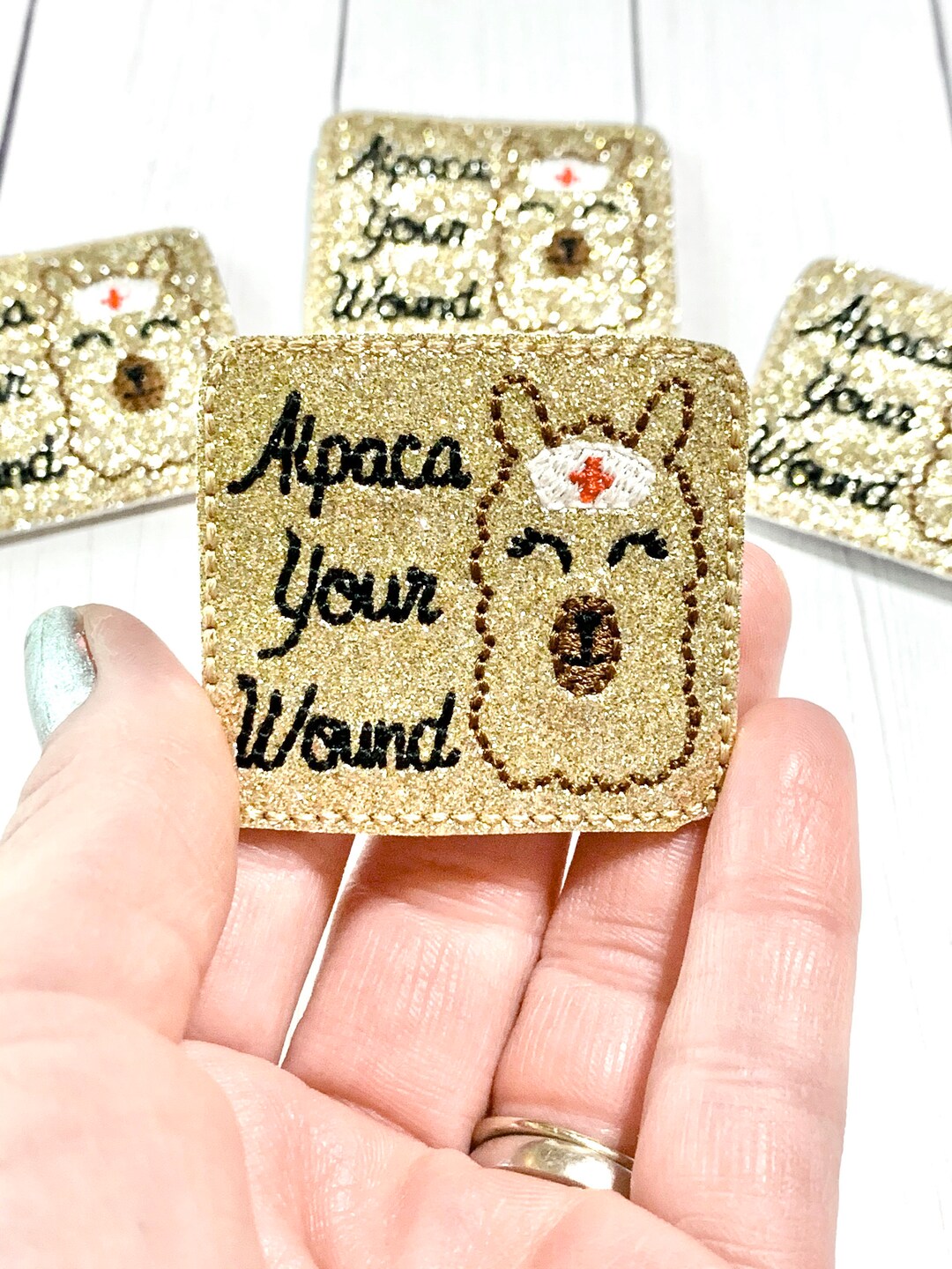 Alpaca Your Wound Feltie Embellishment, Nurse Feltie, Doctor Feltie ...
