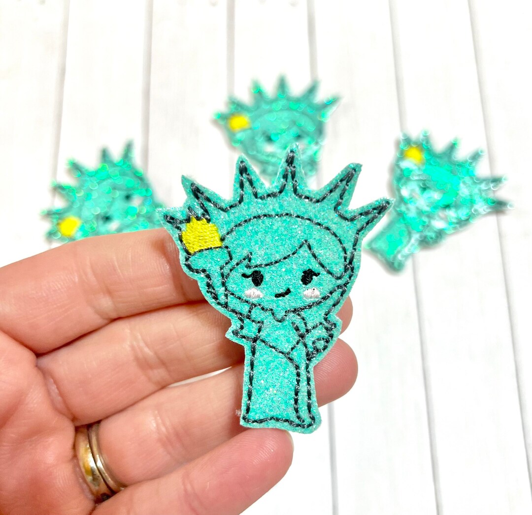 Patriotic Felties Statue of Liberty Feltie Embellishment, 4th of July ...