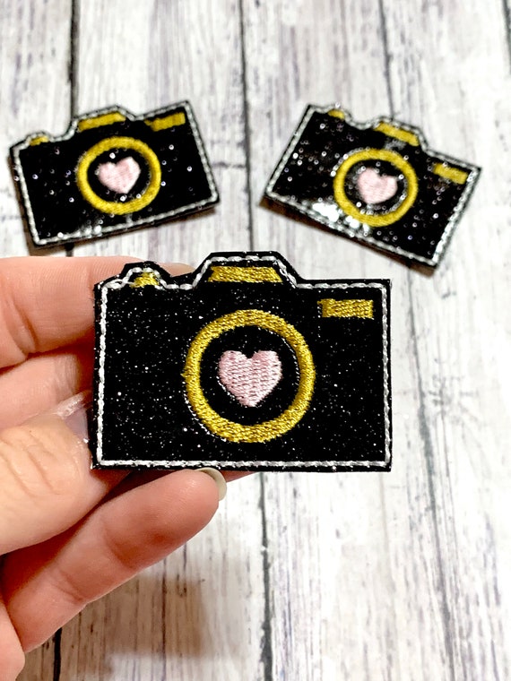 Camera Feltie Glitter Camera Feltie Embellishment Photography | Etsy