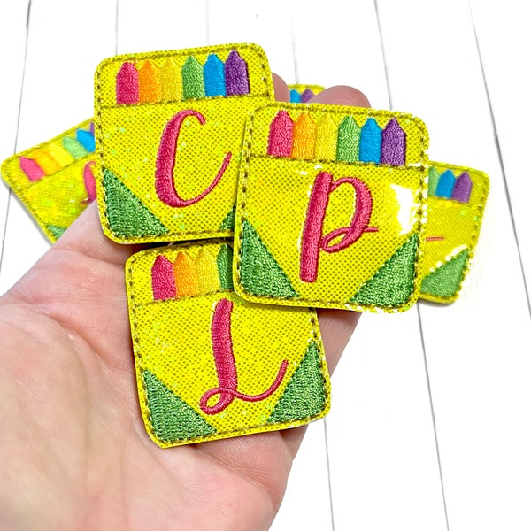 Crayon Letter Box - Etsy