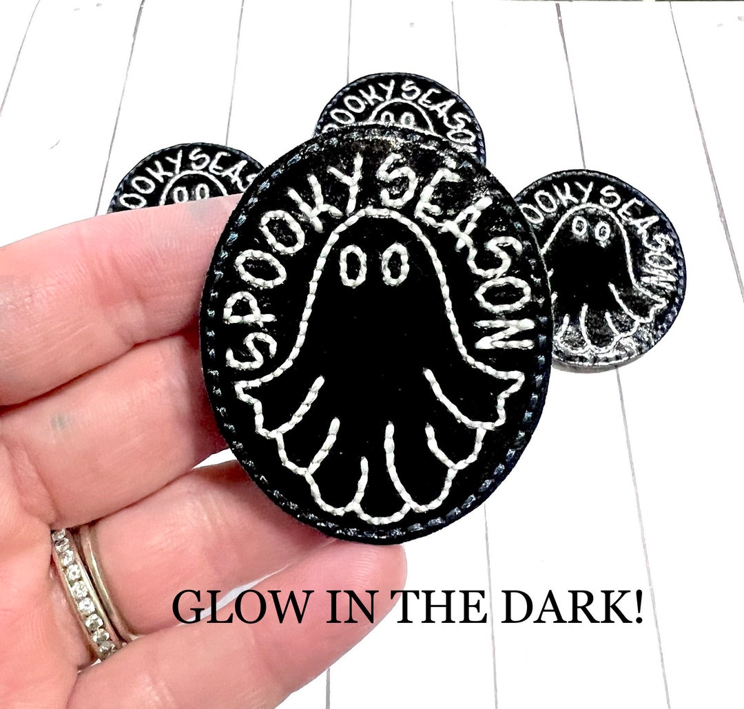 Spooky Season Feltie, Glow in Dark Spooky Ghost Feltie Embellishment ...