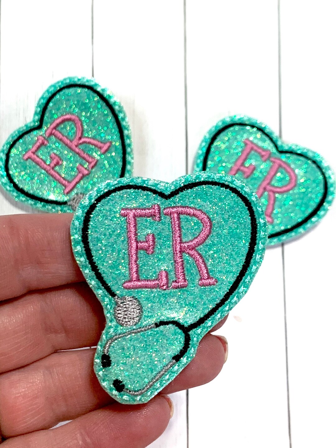 ER Stethoscope Feltie, ER Nurse Felties Embellishment, Stethoscope ...