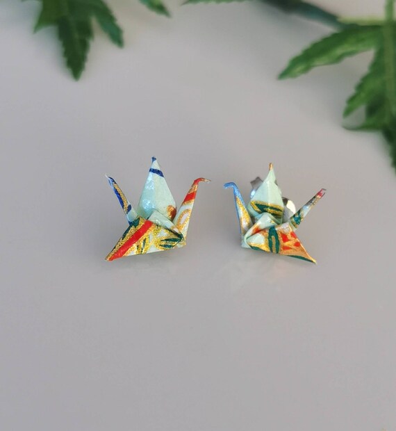 How To Make Paper Earrings Studs