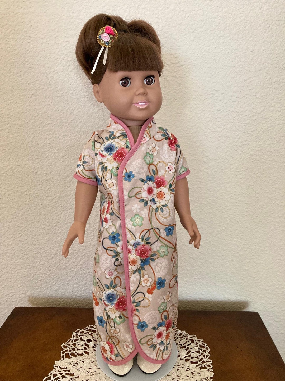Asian Mandarin Dress for an 18" Doll Like the American Girl Doll - Etsy
